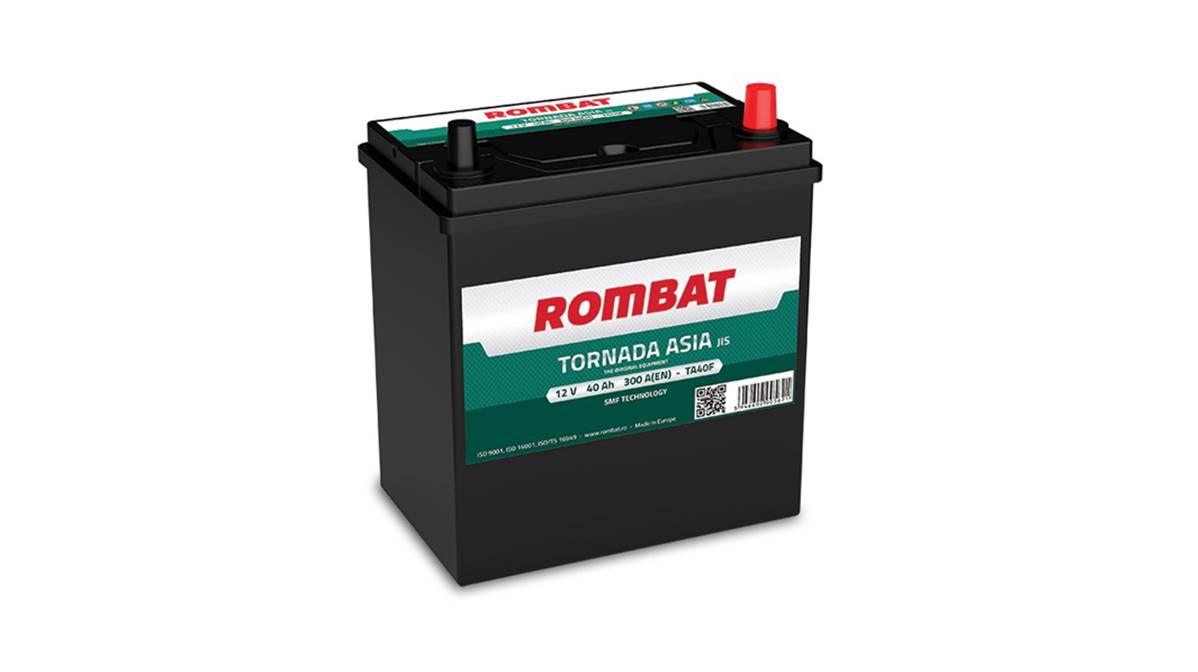 Batterie Rombat Tornada Asia 12V 40Ah 300A-NS40D | Pyrénées Batteries
